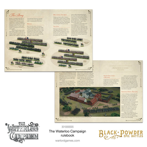 Black Powder Epic Battles: The Waterloo Campaign Rulebook – Game Centre Nz