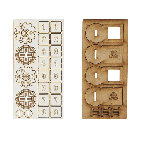 Bolt Action: MDF Artillery Zeroing In Markers Germany – Game Centre Nz