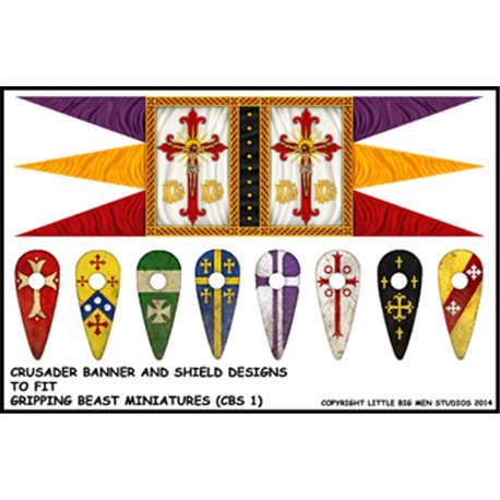 Crusader Banners & Shield Transfers – Game Centre Nz