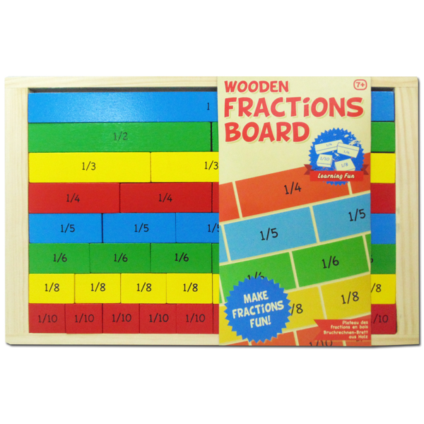 Wooden Fractions Board – Game Centre Nz